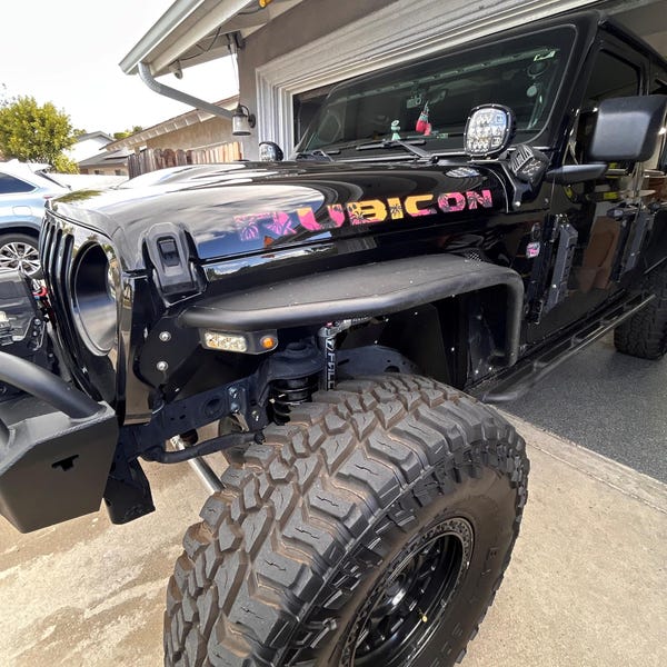 JEEP Wrangler Willys Rubicon 4xe Sahara Overland Fender Emblem Vinyl ...