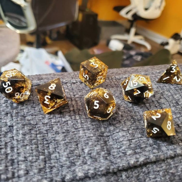 Taro Milk Tea Boba Dice Kawaii Dice, Boba Dice, Handmade Resin Sharp ...