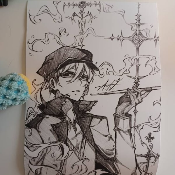 Akutagawa BSD Art Print | 8" X 10" - Etsy