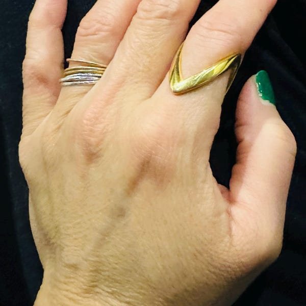 Unique Statement Ring, Sterling Silver Ring, Modern Statement Ring ...