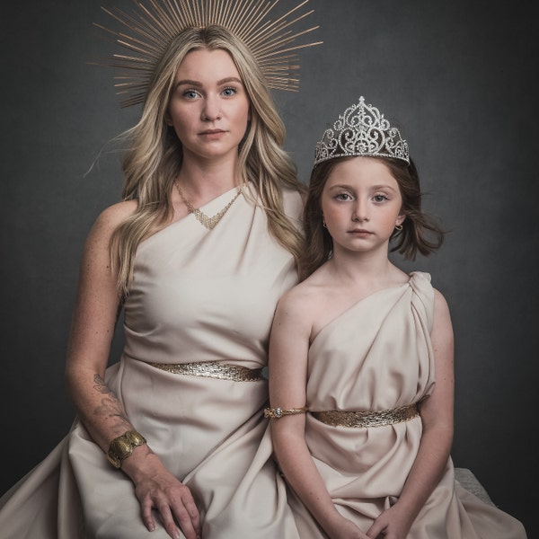 Sunburst Crown L Zip Tie Saint Headpiece L Gold Spiked Halo Headdress L ...