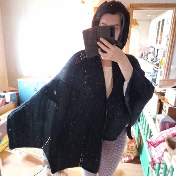 PDF Bat Cape Knitting Pattern - Instant Download - Etsy