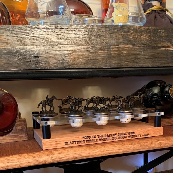 Custom Blanton's Bourbon Stopper Display Stand (live Edge) - Etsy