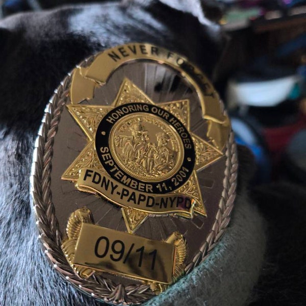 Limited Edition 9/11 Memorial Police Badge - Etsy