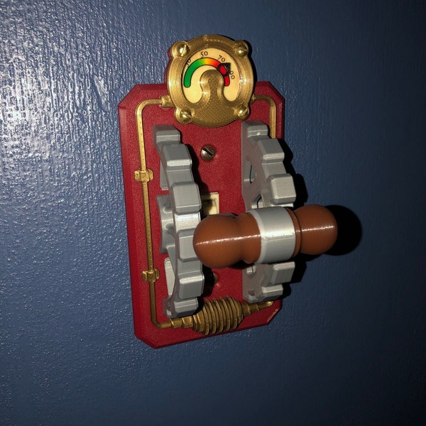 Industrial Light Switch Cover, Steampunk, Sci-fi, Futuristic, Cyberpunk ...