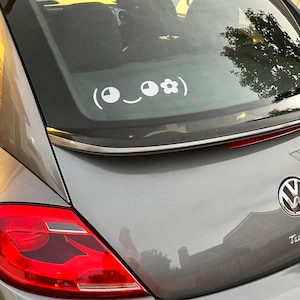 Silly Cute Big Ol' Eyes Expression Sticker Cartoon Face - Etsy