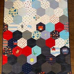 Quilt Pattern PDF //poppies and Lupine Mini Quilt Pattern // Art Quilt ...