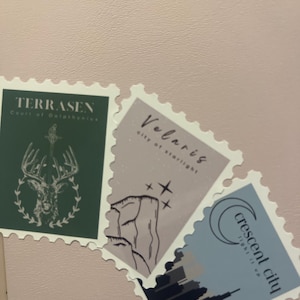 TOG Boys Candy Hearts Throne of Glass Stickers VINYL STICKER Sarah J ...