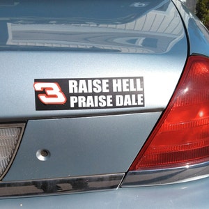 Raise Hell Praise Dale / 3 Dale Earnhardt Number Sticker - Etsy