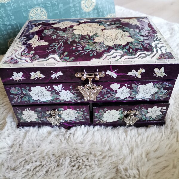 Korean Traditional Crafts Four Gracious Plants Hanji Lantern Antique ...