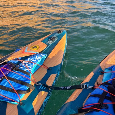 2 VIVID PINK & TURQUOISE Blue Colors Supmates Straps 17 Adjustable to ...