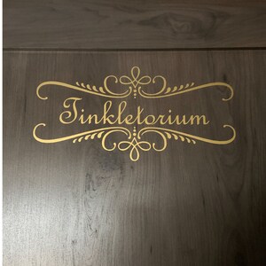 Tinkletorium Bathroom Door Vinyl Decal, Washroom Door Sign, Bathroom ...