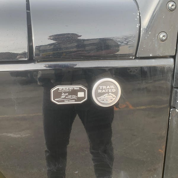 Custom Off-road Trail Badges for Jeep, Truck, Broncho, Chevy, Ford 4x4 ...