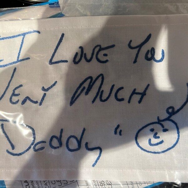 Unique Wedding Dress Label Embroidered With Your Handwritten Note to ...