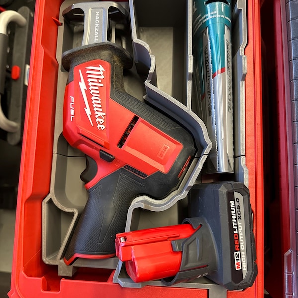 Milwaukee Packout Compact Tool Box (ammo Can) - M18 Battery Rack UPPER ...