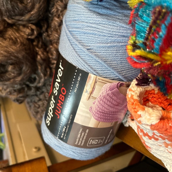 Loops & Threads Eco-calm Stripes Yarn | Recycled | Polyester/acrylic ...