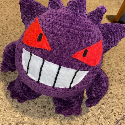 CROCHET PATTERN Gengar Amigurumi Pokemon PDF File English, French - Etsy