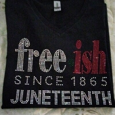 Free-ish Since 1865 Juneteeth Rhinestone Ss10 Template SVG - Etsy