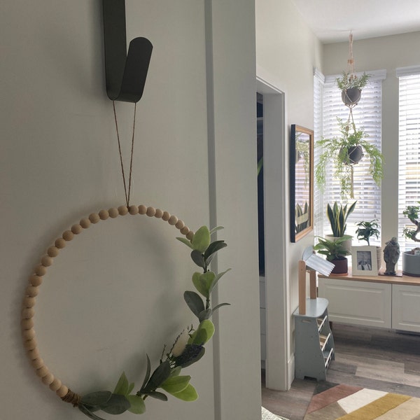 Elegant Pearl-embellished Holiday Wreath - Etsy