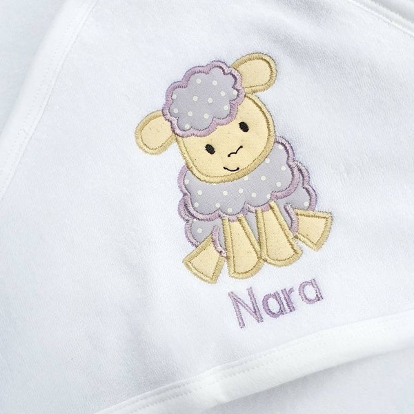 Lamb Applique Embroidery Design - Sheep Applique Design - Easter ...