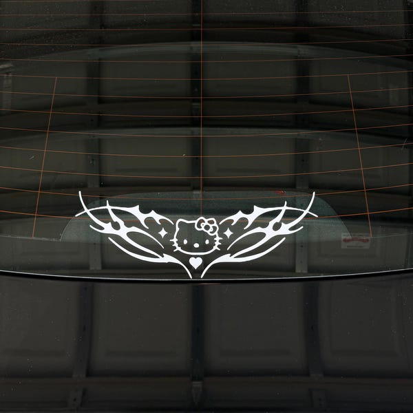 Mifffy Bunny Tramp Stamp Decal Cute Car Sticker Cute Bumper Sticker ...