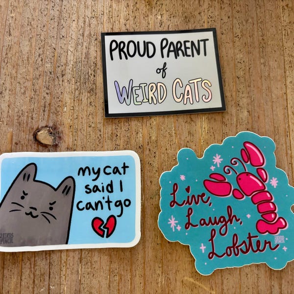 Begging Bembo Holographic Sticker - Etsy