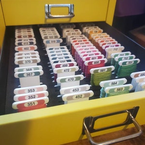 DMC Floss Chip Storage System Acrylic Floss Chips for DMC - Etsy