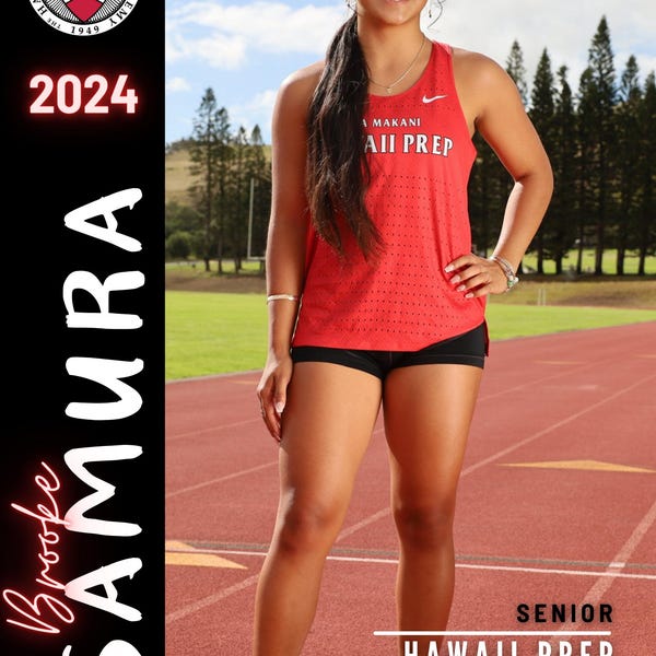Track and Field Canva Template | Track Background for Senior Sports ...