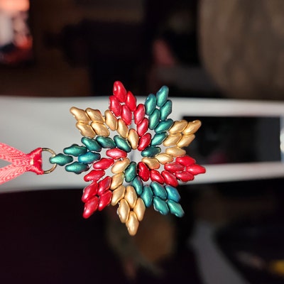 Peyote Stitch Pattern Seed Bead Patterns Necklace Tutorial Beading ...