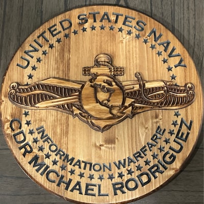 US Navy Submarine Warfare Plaque Free Customization Military Signs and ...