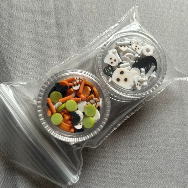 Graveyard Ghoulies Halloween Polymer Sprinkles Mix, Spooky Faux ...