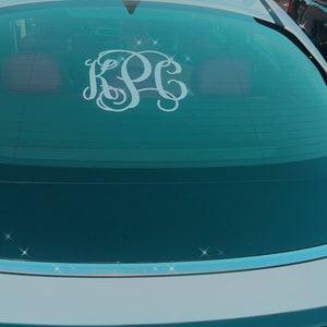 Monogram Car Decal Monogram Decal Car Decal Car Monogram Decal Car ...