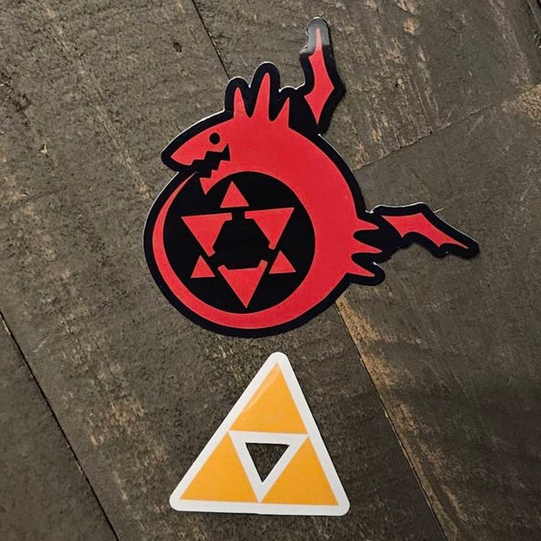 FMA Stickers - Vinyl Die-cut Stickers - Fullmetal Alchemist / Fullmetal ...