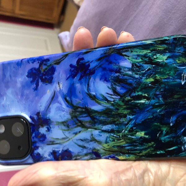 Stained Glass Phone Case Ocean Waves Colorful Sun Art Nature Inspired ...