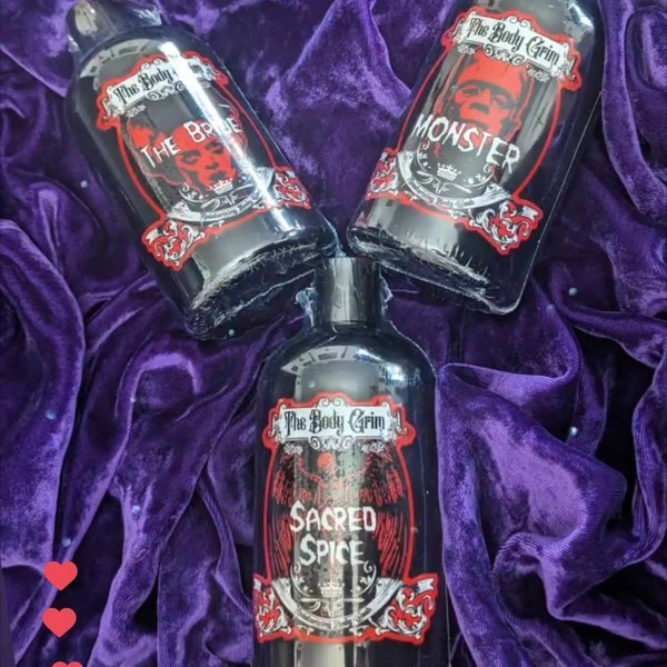 Monster Body Wash | 16 Oz Gothic Body Wash for Men | Mahogany, Teak ...