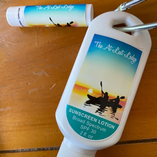 Personalized Destination Wedding Favors SPF30 Clip Sunscreen & Lip Balm ...