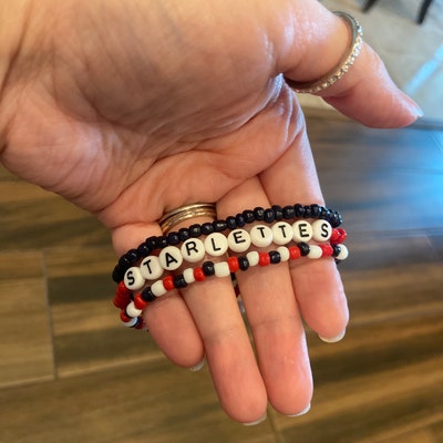 Sports Team Bracelet / Team Colors / Beaded Bracelet / School Team ...