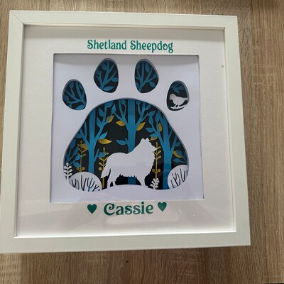 Blank Square Deep Shadow Box Frame SVG for Layered Artwork Paper Art ...