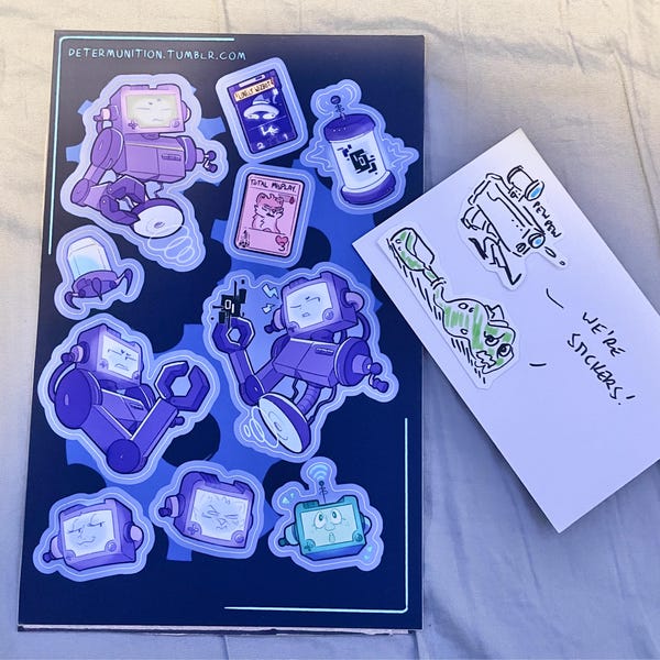 P03 Sticker Sheet — Inscryption - Etsy