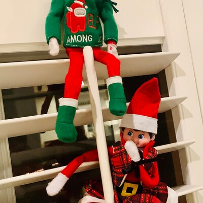 Suspicious Crewmate Astronaut Embroidered Elf Sweaters, Clothes - Etsy