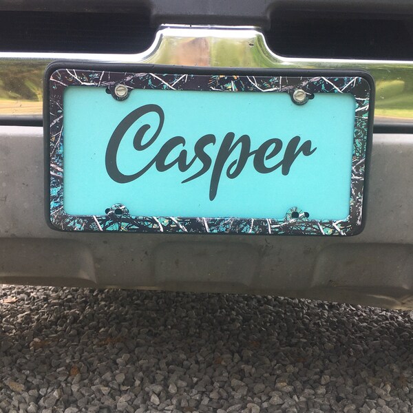Moonshine Camo (muddy Girl) License Plate Frame - Legal in All 50 ...