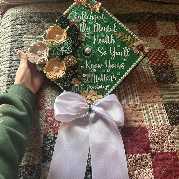Custom Graduation Cap Topper Personalized Grad Cap - Senior Class of ...