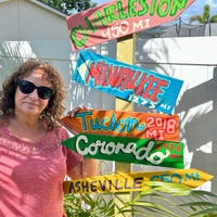 Set of 7 Directional Signs . Beach Signs . Tiki Signs . Custom ...