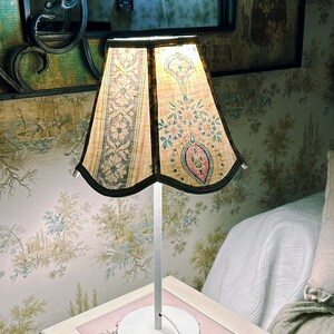 Grandma Moses Bridge Lamp Shade, Lampshade Threads Onto Floor Lamp ...