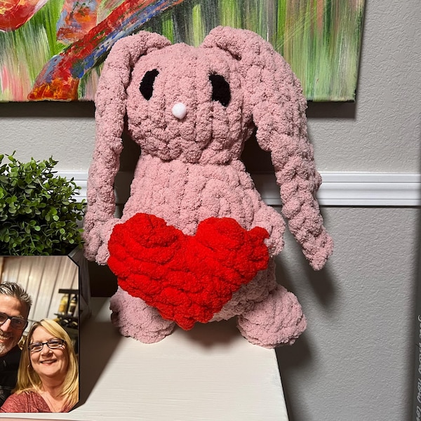 Fingerknit Chunky Elephant Plushie Pattern With Video Tutorial Elephant ...