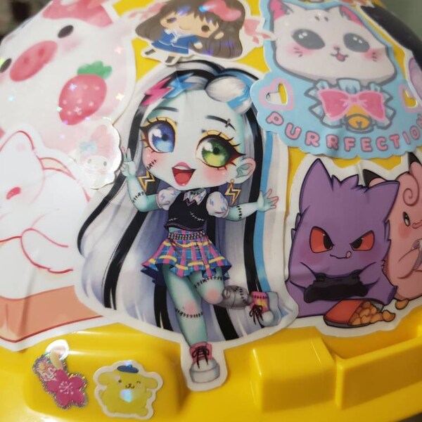 Pomni Glitter Vinyl Stickers | the Amazing Digital Circus Fanart - Etsy