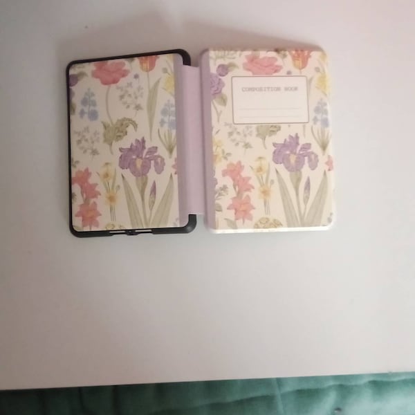 Purple Floral All New Kindle 11th Gen 2024 Case Composition Book Kobo ...