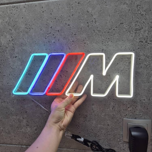 Amg Car Neon Sign / Neon Sign / Logo Neon Sign / Neon Sign Bedroom ...