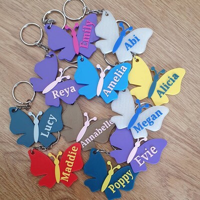 Fidget Keyring Fidget Keychain 3D Printed Birthday Gift - Etsy UK