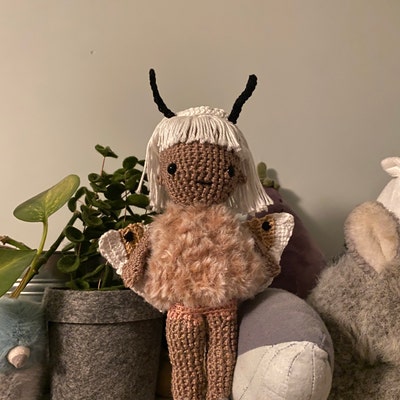 Moth Sprite Critter Stitch Crochet Pattern / Amigurumi Moth Girl - Etsy